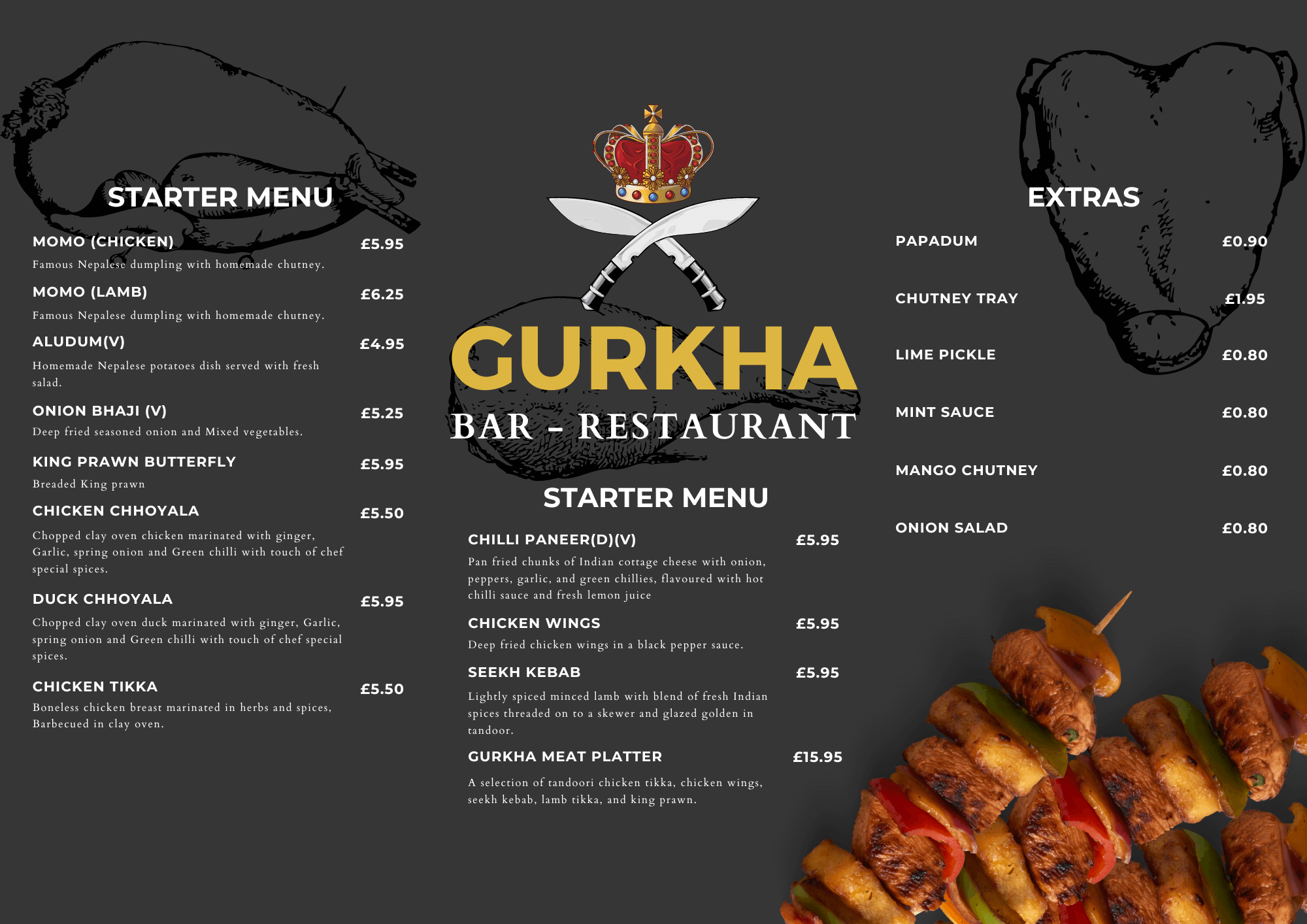 Menu - The Old Court Hotel